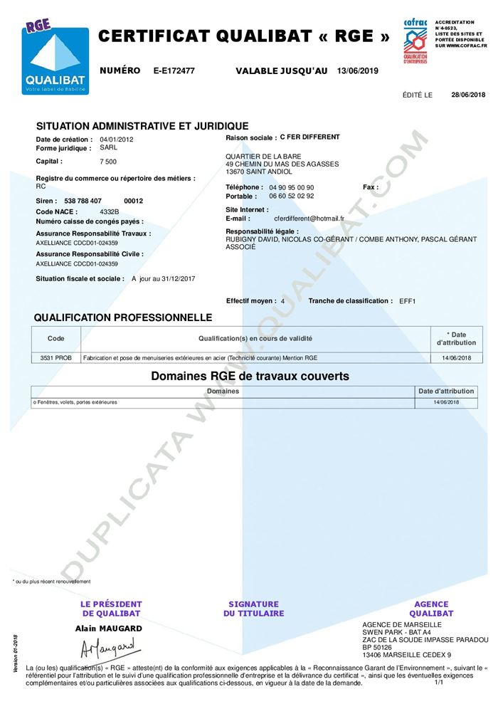 PDF Télécharger certificat qualibat rge 2015 Gratuit PDF | PDFprof.com
